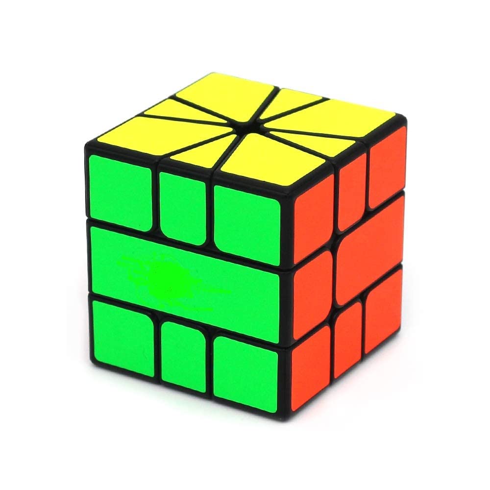 D ETERNAL Square 1 Speed Stickered Magic Puzzle Cube