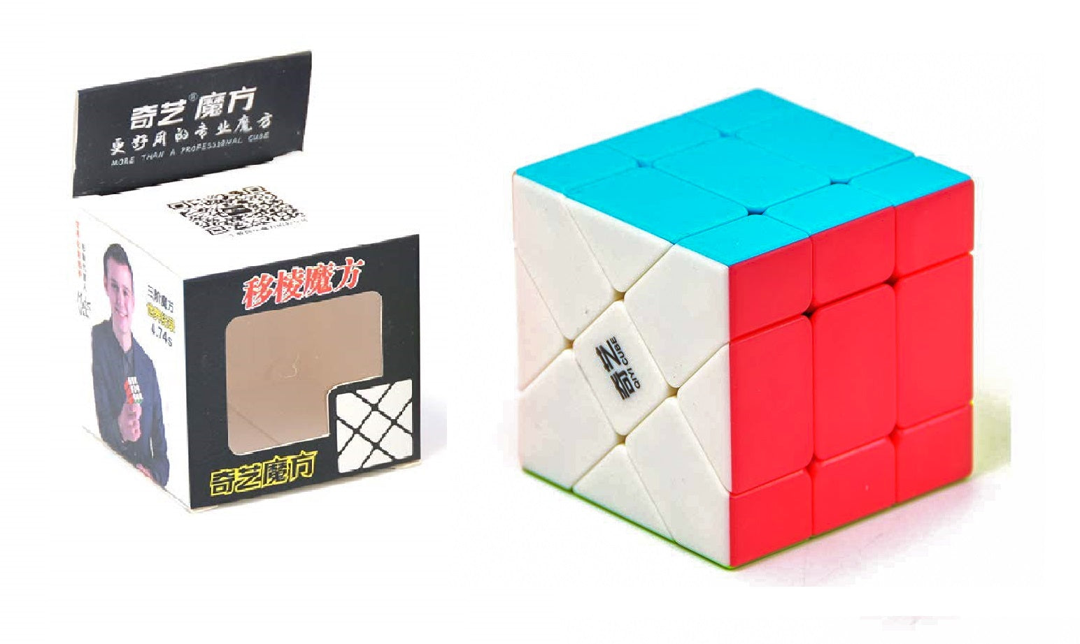 D ETERNAL QiYi Fisher Cube High Speed Stickerless Puzzle Cube